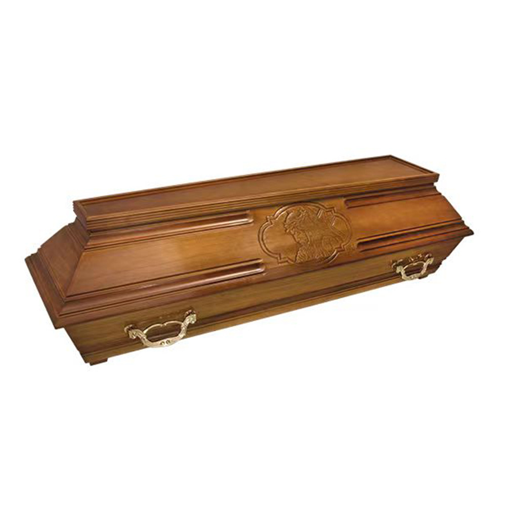 Caskets and Coffins Funeral Supplies/Solid Wooden Coffin/Paulownia Wood ...