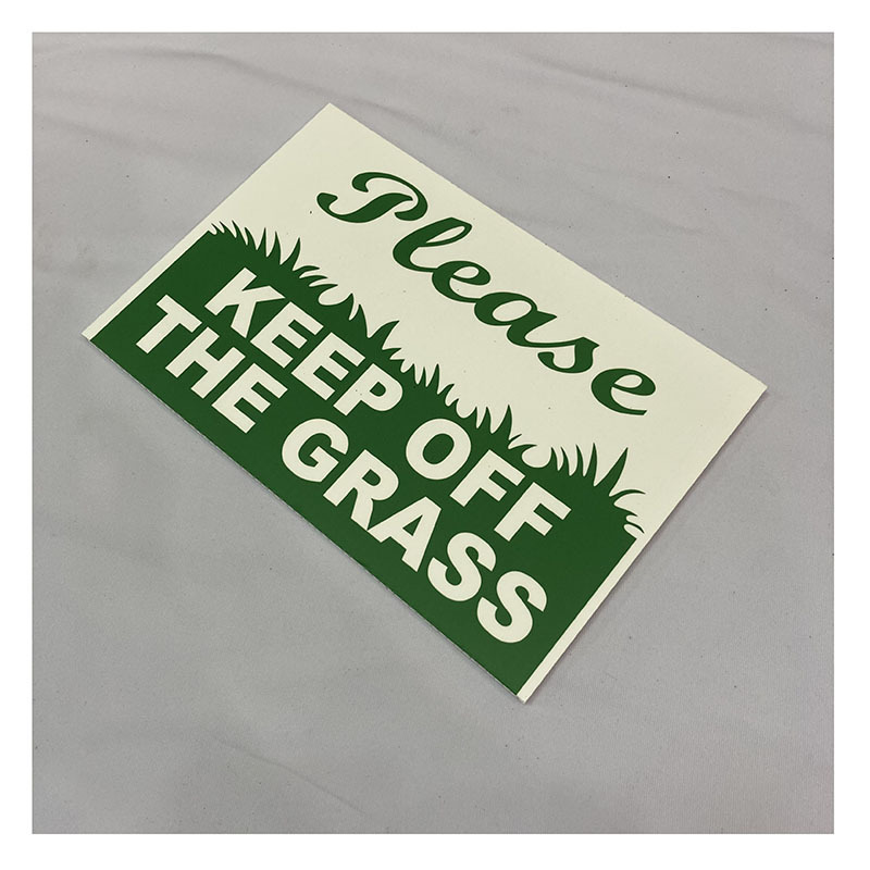 Polypropylene Sheet Lowes Plastic Yard Signs Lawn Signs 18x24 With H ...