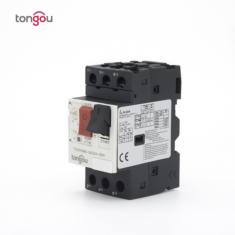 Motor Starter GV2ME Series Motor Protector Circuit Breaker Push Button 3P Thermal Magnetic Type ...