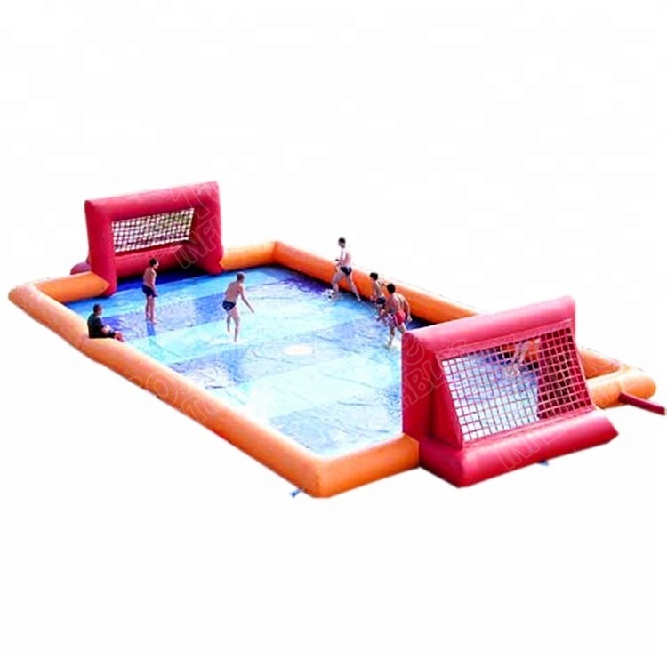 Slippery adult inflatable water soap soccer field, soap football pitch ...