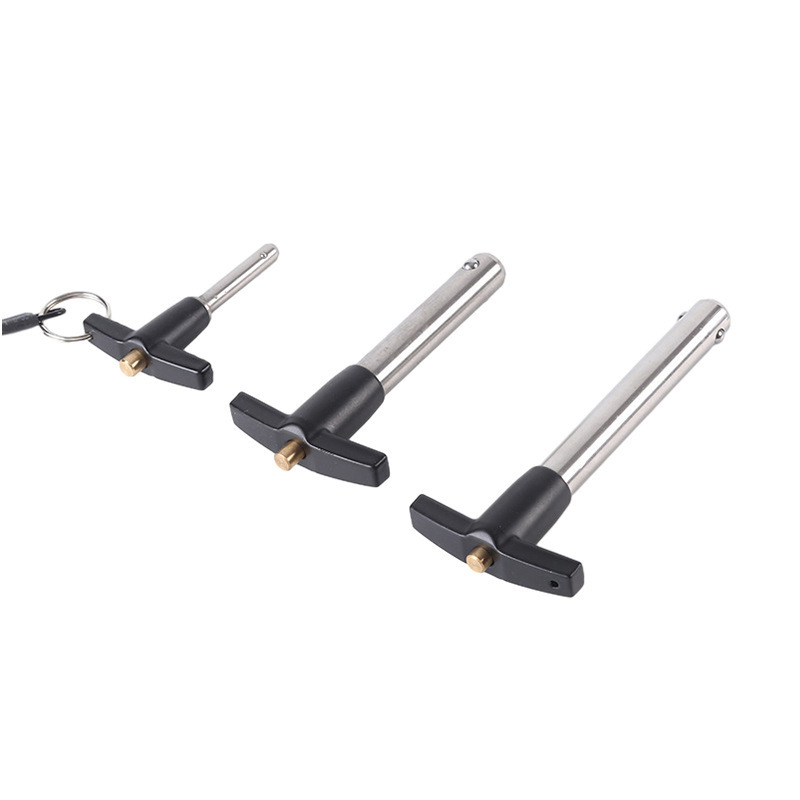 TOPIND Stainless Steel T-shaped Quick Release Pin Rack Safety Pin Ball ...
