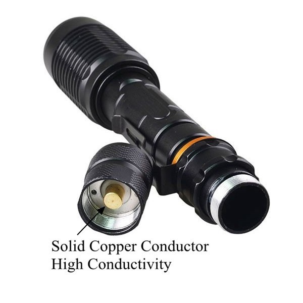 New Arrival Flashlight 1000 Lumens, Stunt Gun Focus T6 Long Beam Flash ...