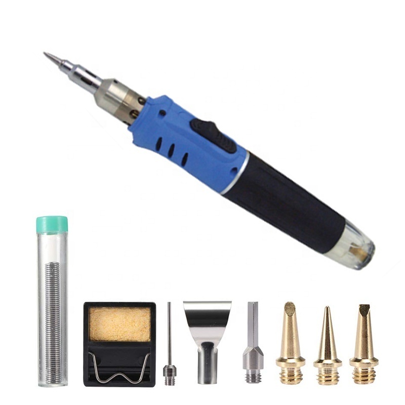Butane Soldering Iron Torch Multipurpose Solder Station Kit with ...