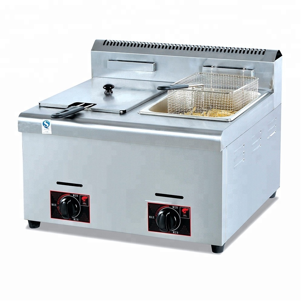 Commercial Fryer Electric Chicken Broaster Gas Deep Fryer Machine For ...