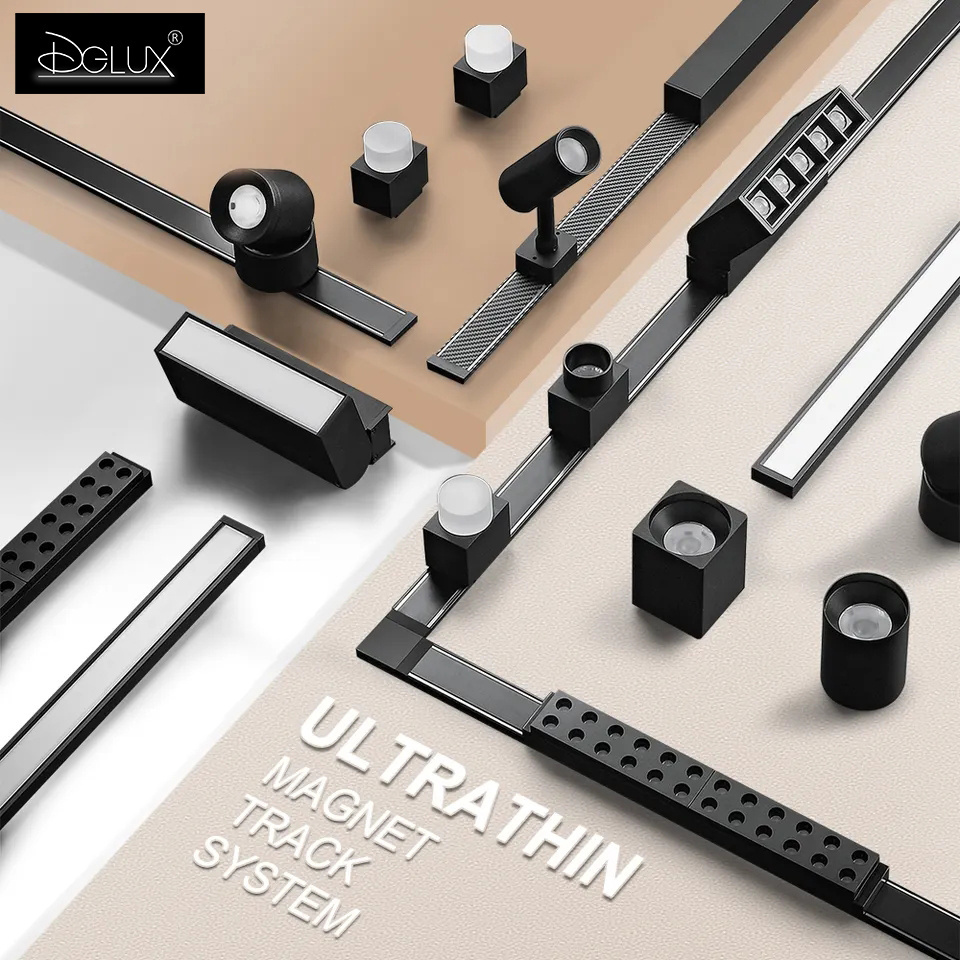 DGLUX Hot Selling Surface Mounted Linear Track Light 48v Ultra-thin Led ...