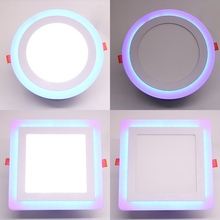 DGLUX New Product Ultra Thin Bright Supermarket Recessed RGB Round ...