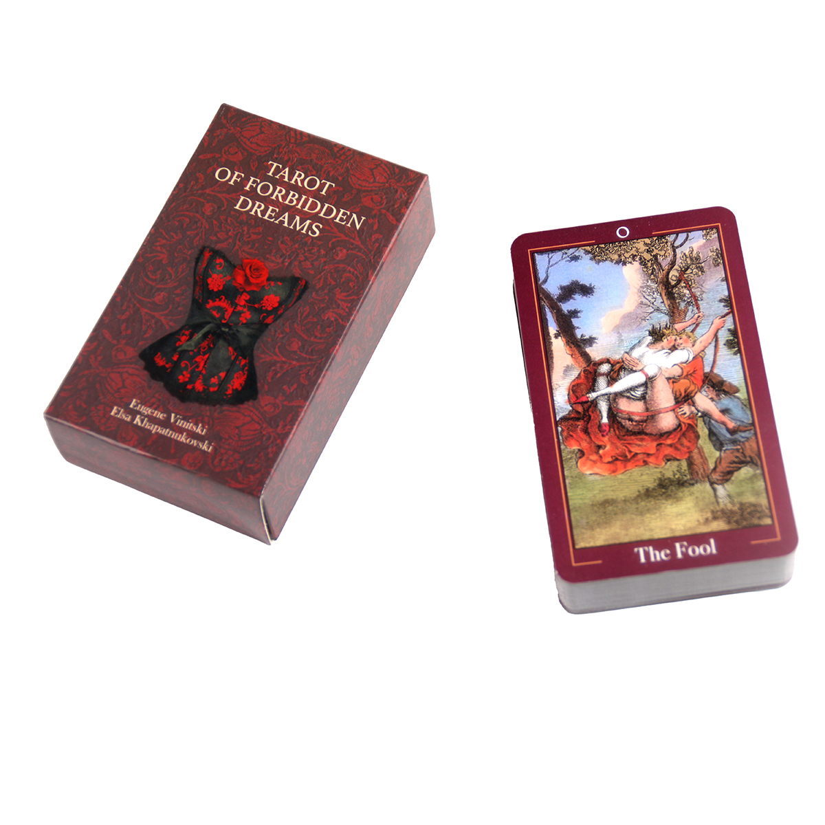 OEM Custom Printing Red Oracle Affirmation Cards Decks Set Tarot Cards ...