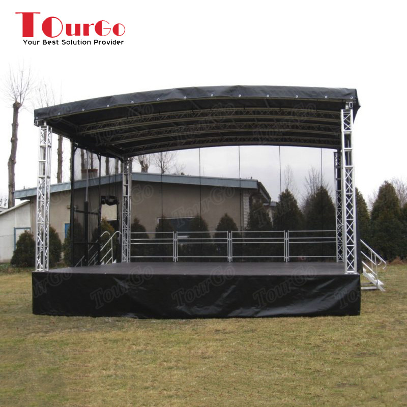 TourGo Outdoor Event Stage Rental Portable Aluminum Stage Platform Used ...