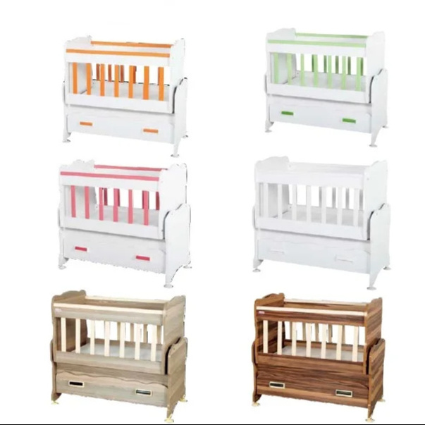 Eko baby crib 50 * 100 swinging system + drawer Turkish furniture ...