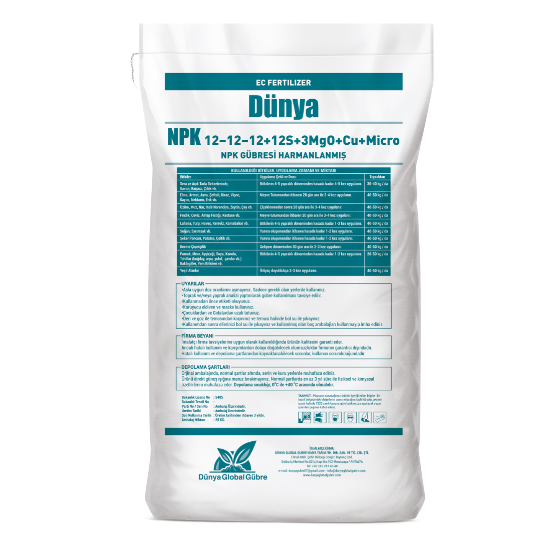 12-12-12 NPK Powder Blue Powder Water Soluble Potassium Fertilizer NPK ...