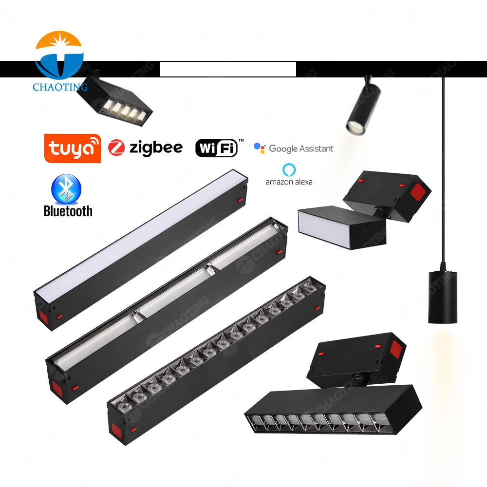 New Design Magnetic Track Light 220V Surface Recessed Pendant LED Spot ...