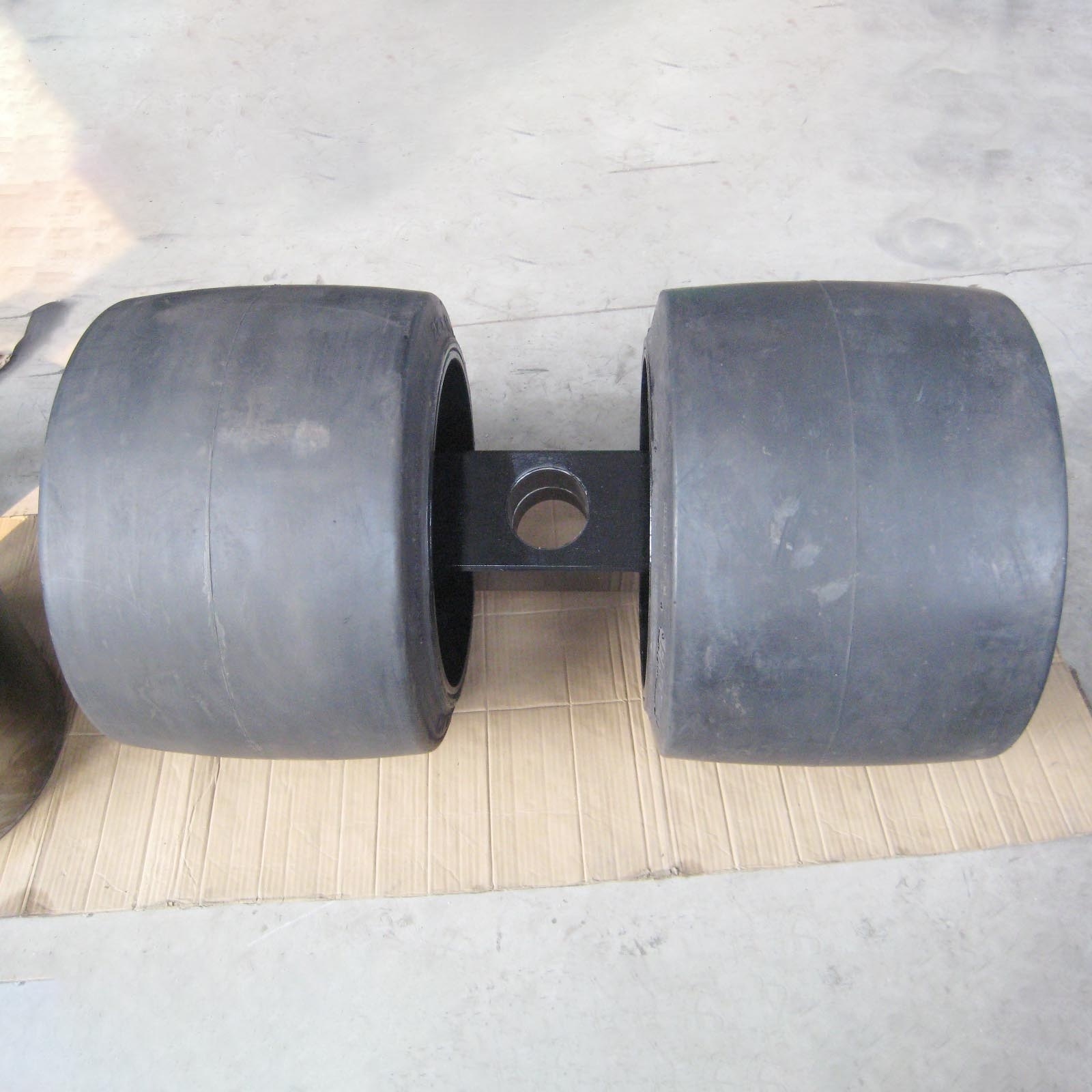 80T-100 Ton Mafi Trailer Running Gear System with Solid Axles and Solid ...