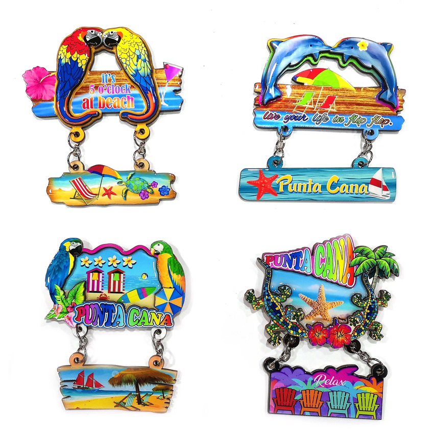 Grace Layers Wooden Magnets MDF Souvenirs Letter Designs For Fridge ...