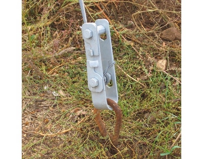 Barbed Wire Post Clamp Super Tensioner for Anchor with 2 Pins ...