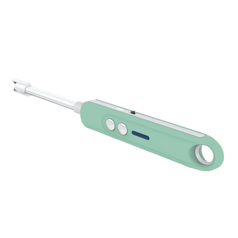 New electric smart charging pipe shape camping lighter with flashlight ...