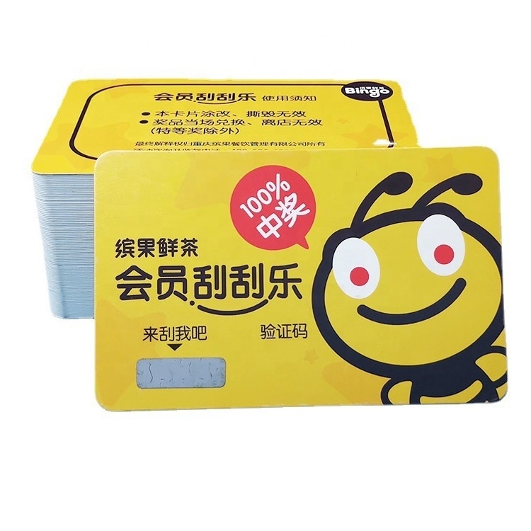 Bingo game card pull tab scratch off cards supplier manufacture custom ...