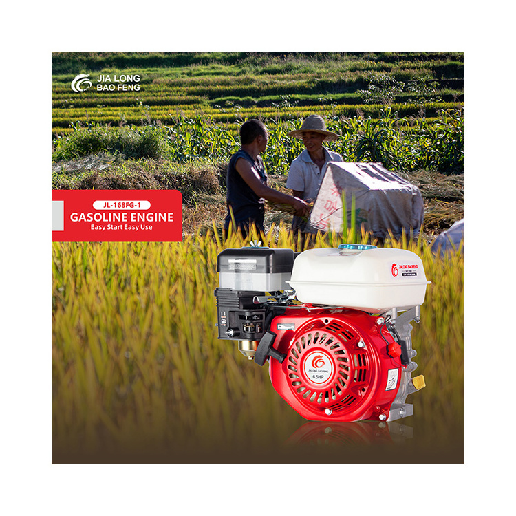 Horizontal Shaft 4 Stroke Mini Small 168F 5Hp Power Petrol Gas Gasoline ...