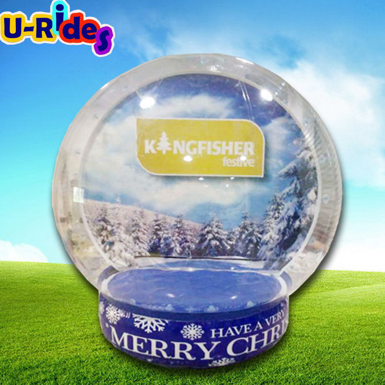 inflatable advertising snow bubble ball christmas giant inflatable snow ...