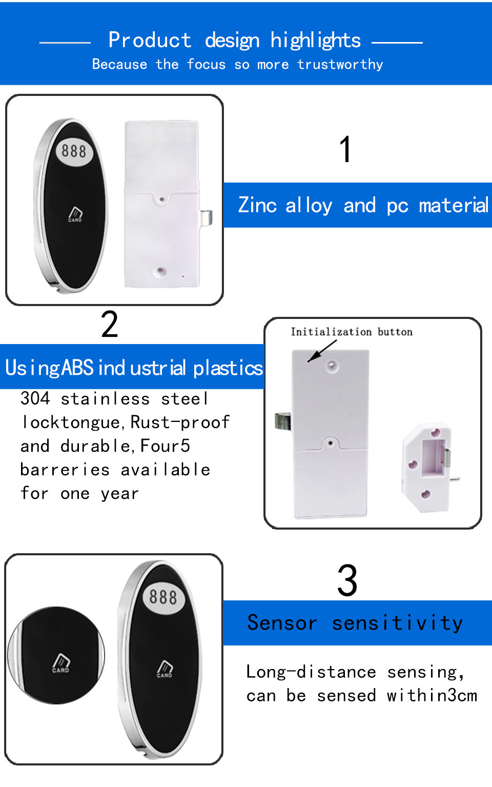 Digital Keyless Combination Door Lock Change Room Gym Fitness Hotel ...