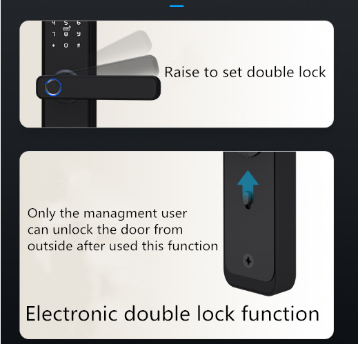 smart door handle lock ble password keyless fingerprint smart room door lock | Bestsuppliers.com