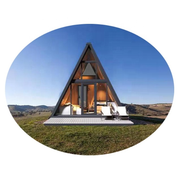 A frame house kit / Triangle Shape Wood Small Cabin / Tiny House for ...