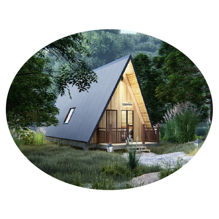 A frame house kit / Triangle Shape Wood Small Cabin / Tiny House for ...