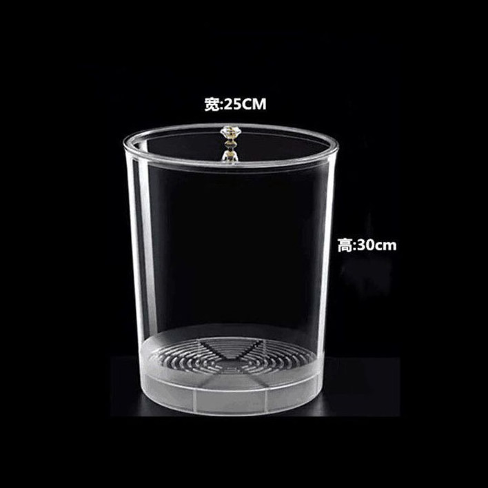 customized wholesale clear large round acrylic cylinder tube with lid ...