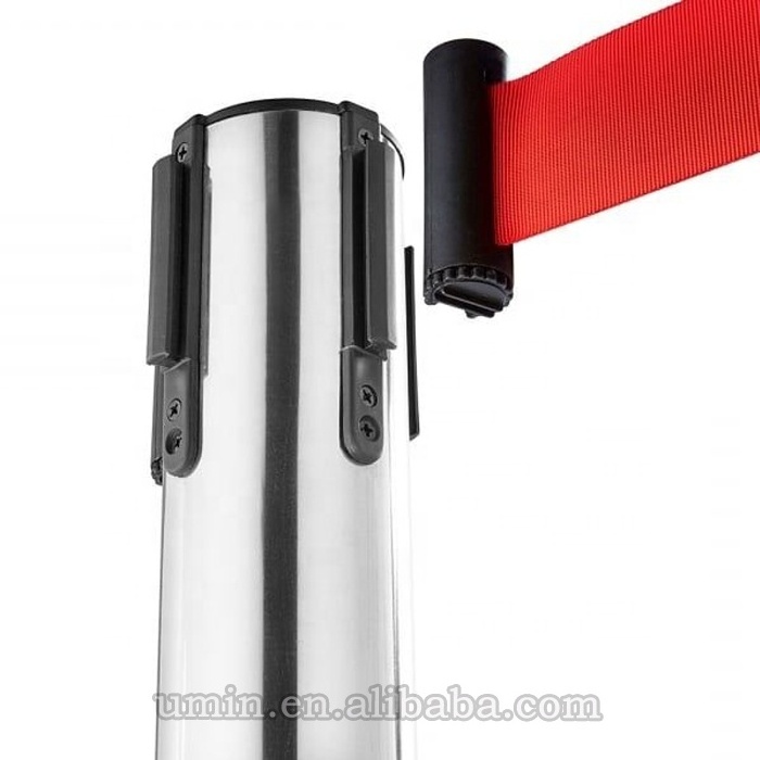 Used Stainless Steel Retractable Belt Stanchions for Sale ...