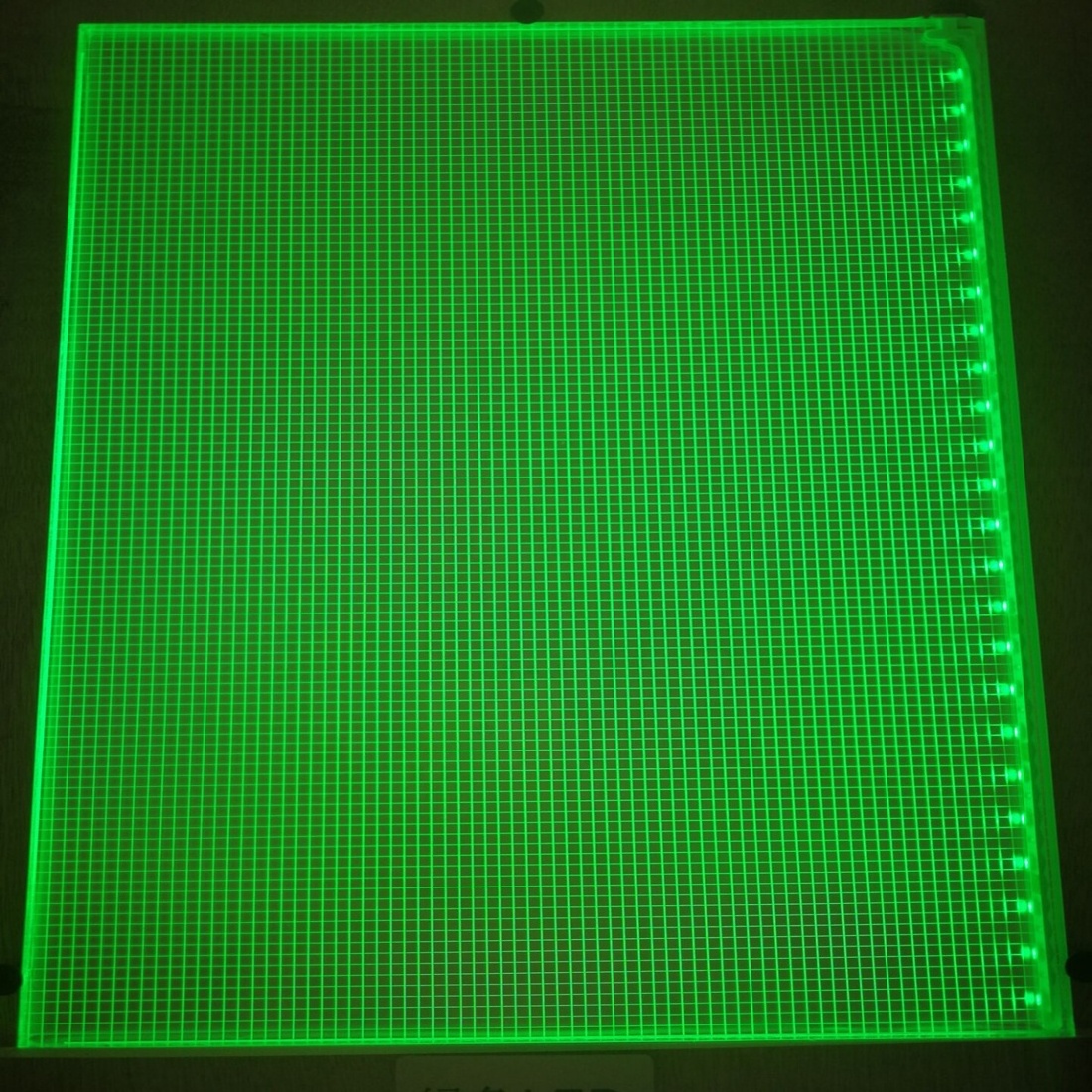 Customized RGB led light guide panel with RGB controller ...
