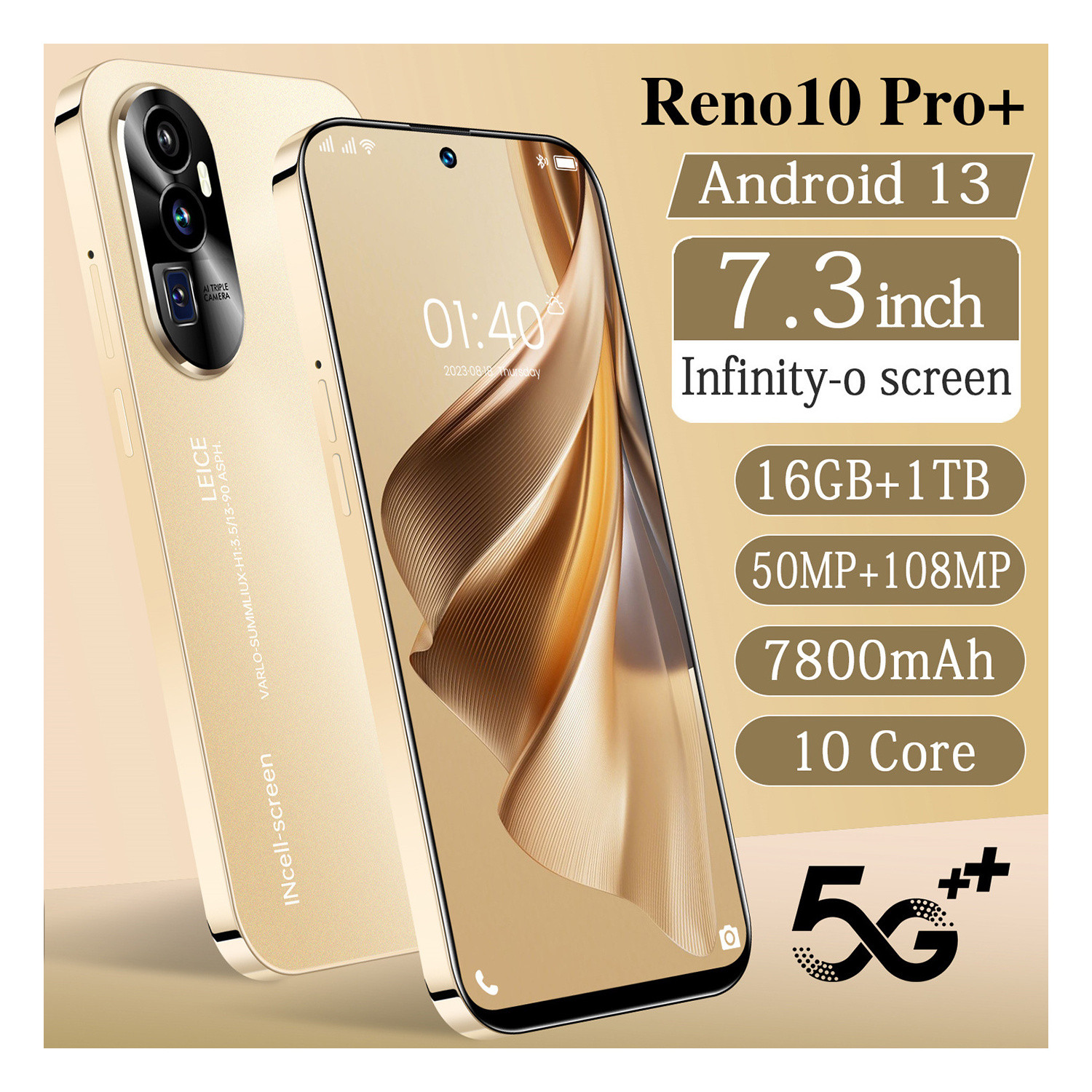 Hot Selling Reno10 Pro+ Smartphone Cheap Price Android Phone China ...