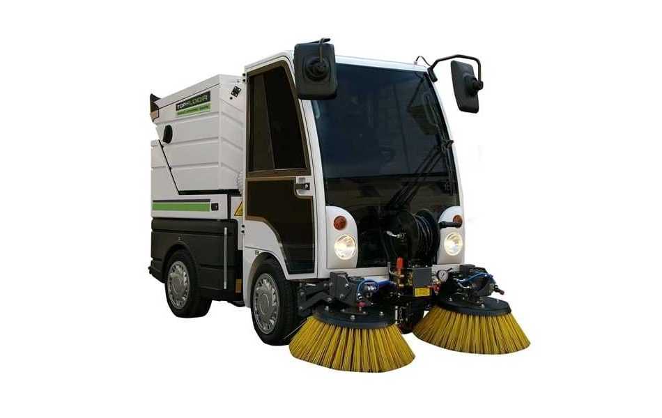 small street sweeper industrial sweeper Brush Floor Scrubber ride on ...