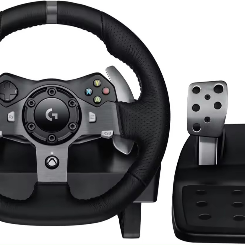 100% Original Logitechs G920 Driving Force Racing Wheel and Floor ...