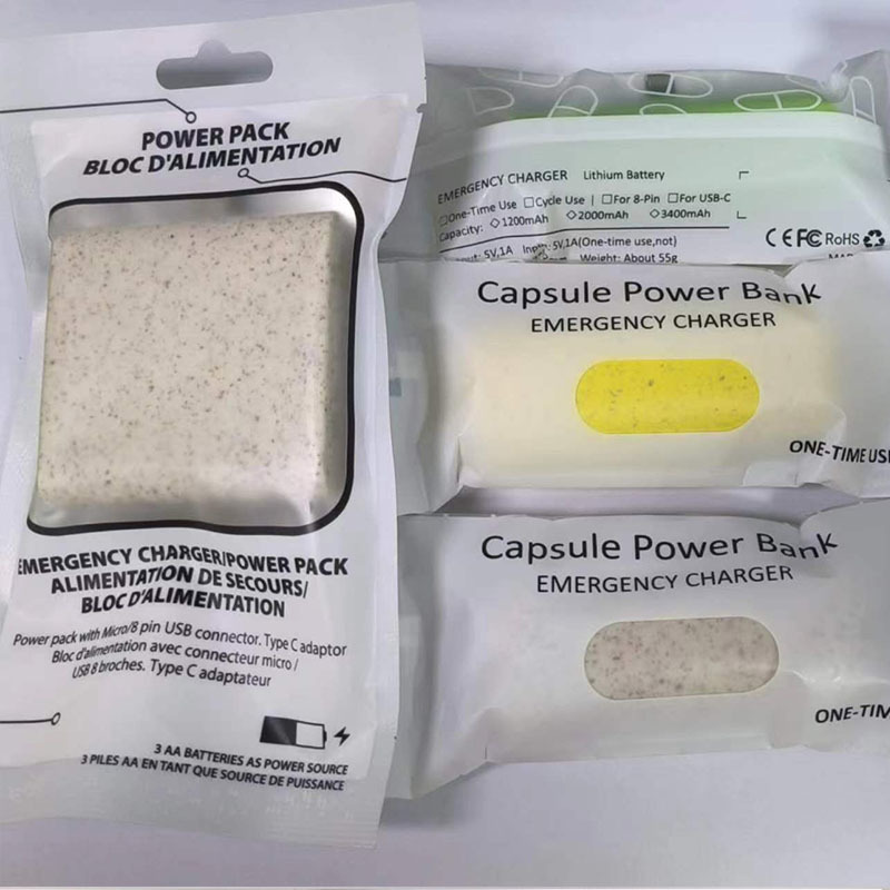 New Arrival Disposable Phone Charger One Time Use Emergency PowerBank ...