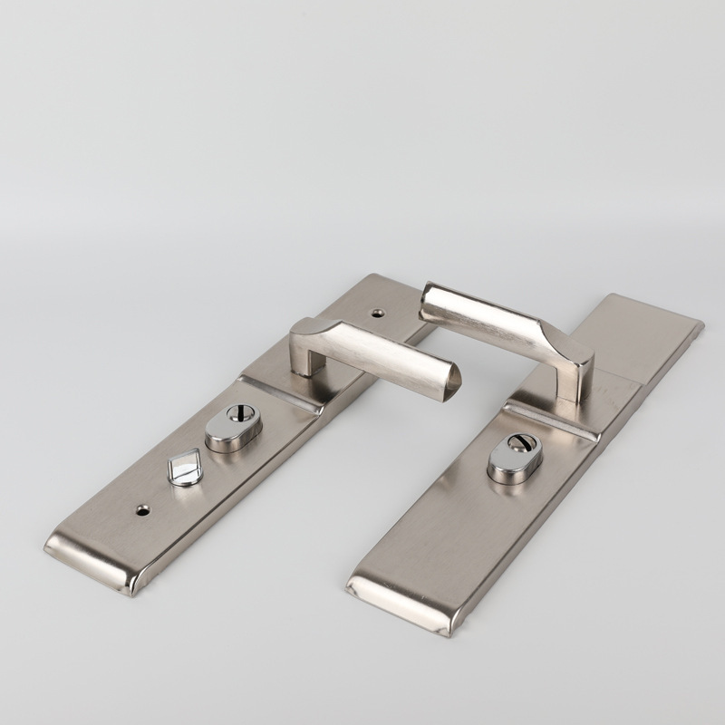 Steel door anti-theft security door lock humpback platinum handle ...
