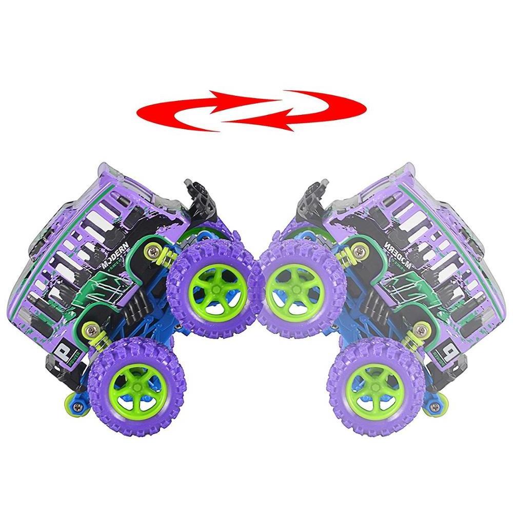 Friction Powered Monster School Bus Truck Die Cast Vehicles Big Tire ...