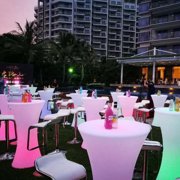 Restaurant Furniture waterproof Bar Counter Led Dj Table for Night Club ...