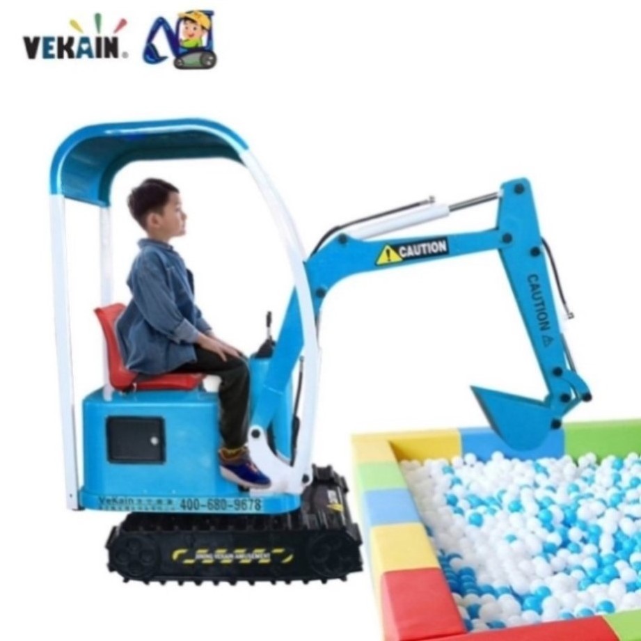 Children ride on truck excavator toys kids cars electric 12v ride on ...
