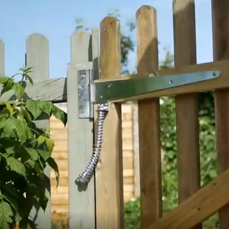 Garden Fence Heavy Duty Gate Spring Adjustable Self-closing Steel Gate ...