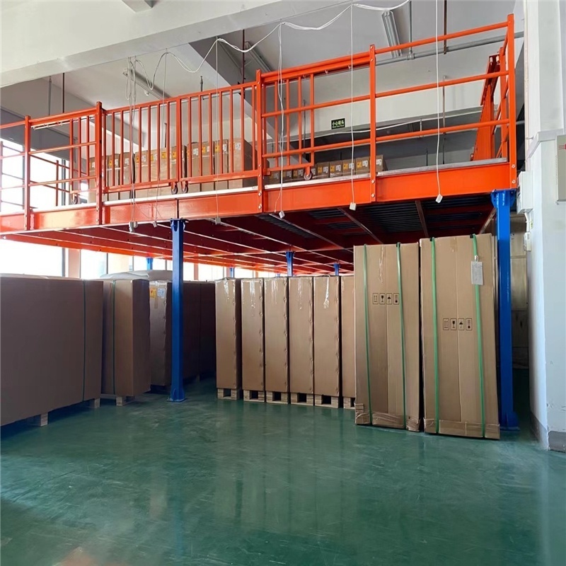 Heavy load Warehouse Storage Steel Shelving Multi-Tier Mezzanine Floor ...