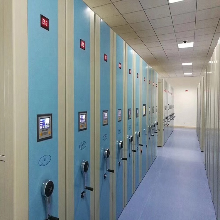 Manual Mobile File Shelving Movable Compact Filing Shelves/Bookshelf ...