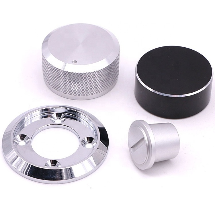Custom Design Brass Stainless Steel Volume Control Knob Aluminum Knurled Potentiometer Knobs ...