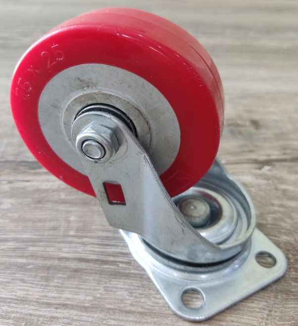 Red Industrial Caster PU Wheel Heavy Duty Swivel Castor from Vietnam ...