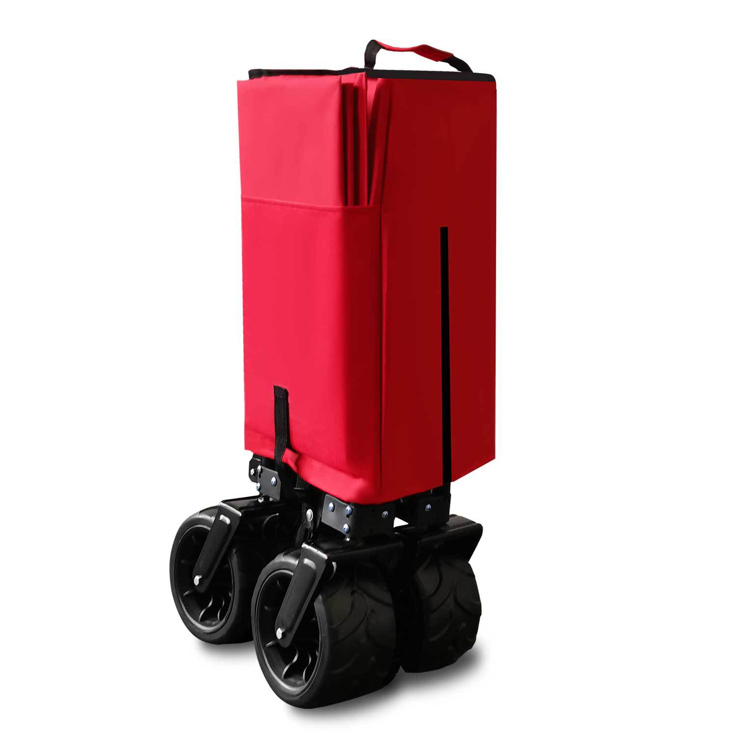 Collapsible garden camping wagon cart metal loading capacity 80KG ...