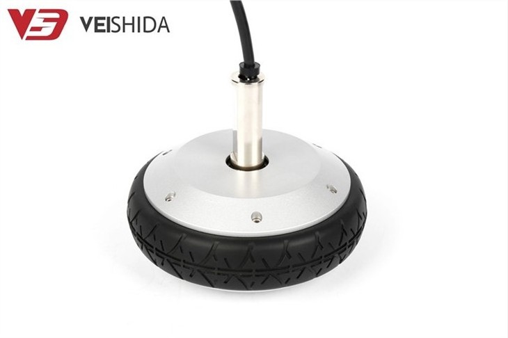 Hub Motor Wheel with optical incremental encoder 48V AGV load Electric ...