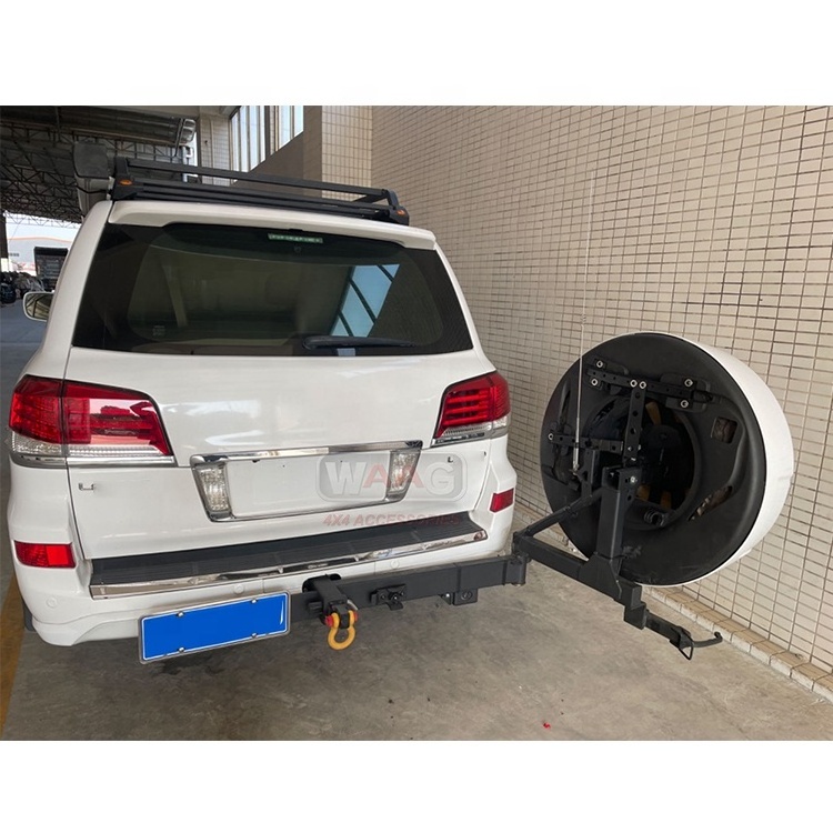 4WD Accessories Spare Tyre Holder Tire Carrier For Toyota Land Cruiser ...