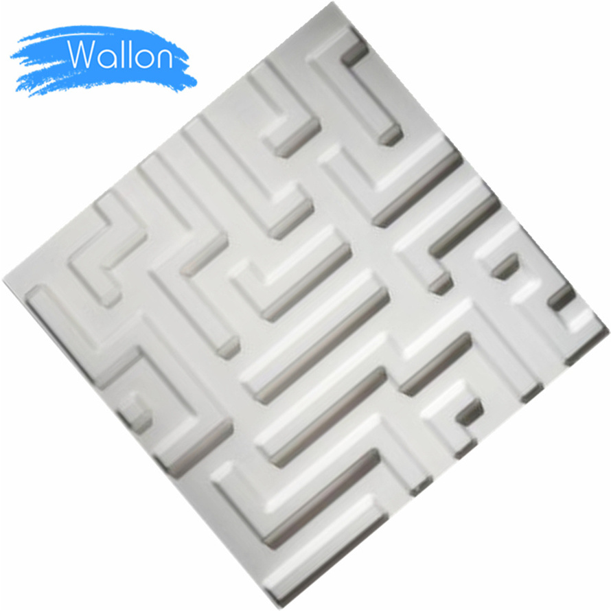 Colored LED Light Cover Interior Decorative 3D Wall Panels ...