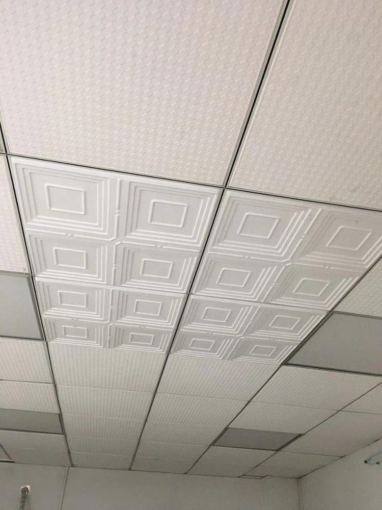 3D Ceiling Tiles Ultra-Thin Feather-Light 2x2 Glue Up PVC Wall Panel ...
