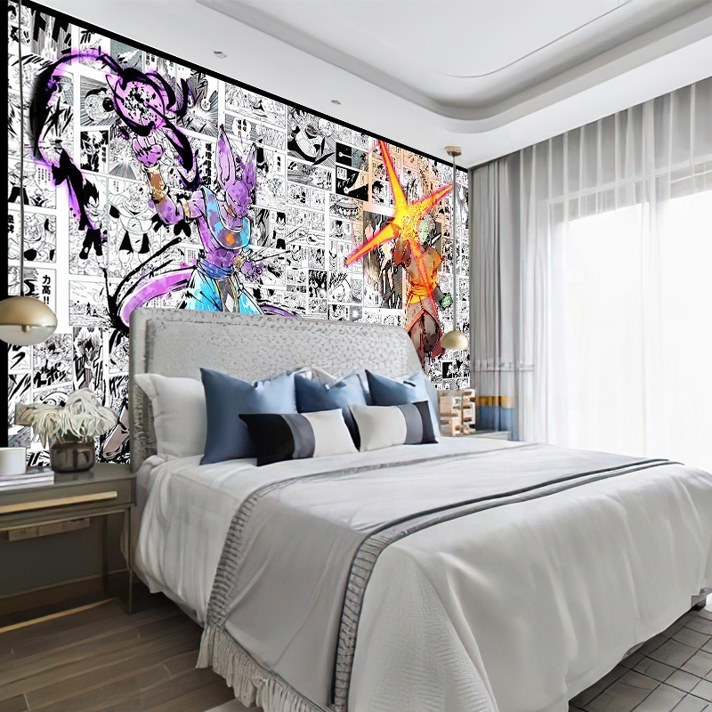 Japanese Dragon Animation Wallpaper for living room interior decoration ...