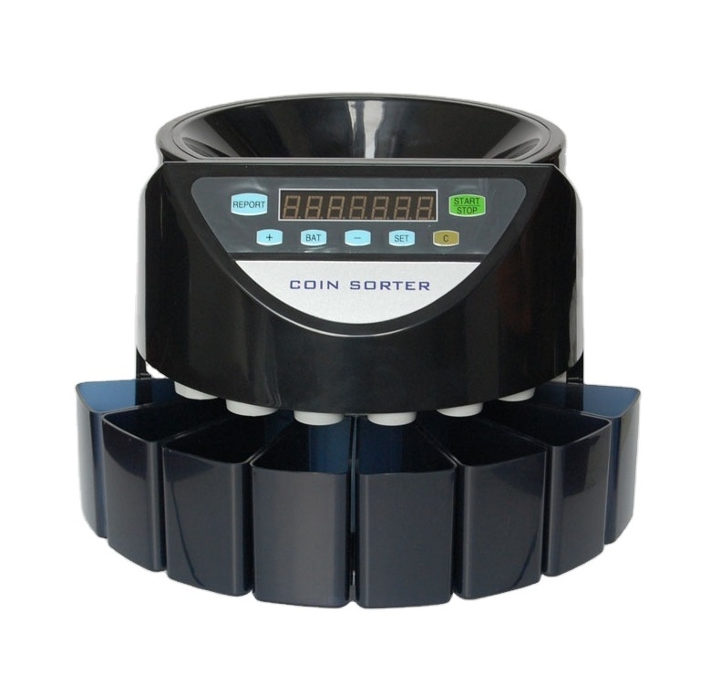EC60 usd euro France desktop coin counting machine quantity coin ...