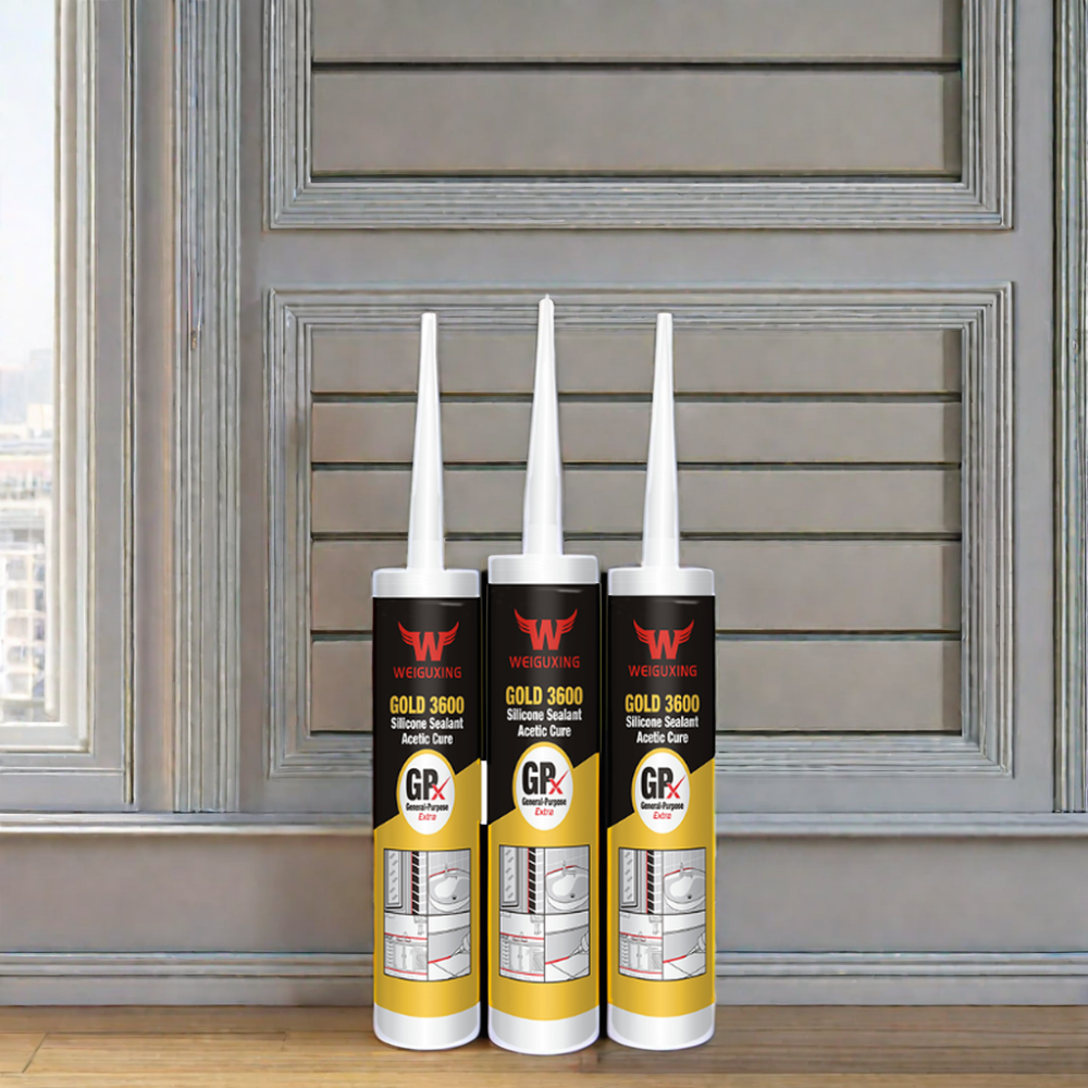 Flexible Application rtv acidic acetic silicone sealant free nail glue ...